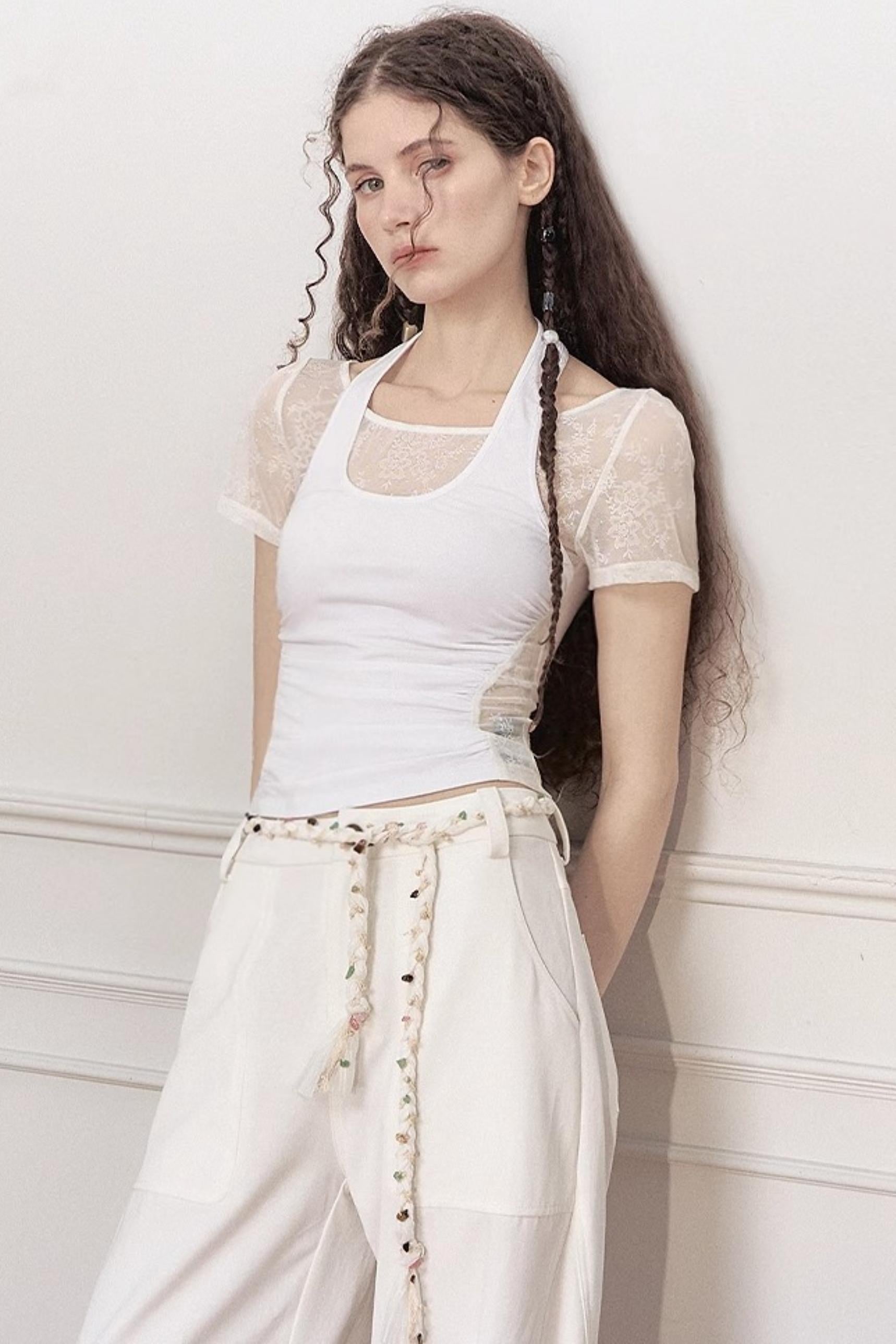 Shadow Lace Tee – BellaModa