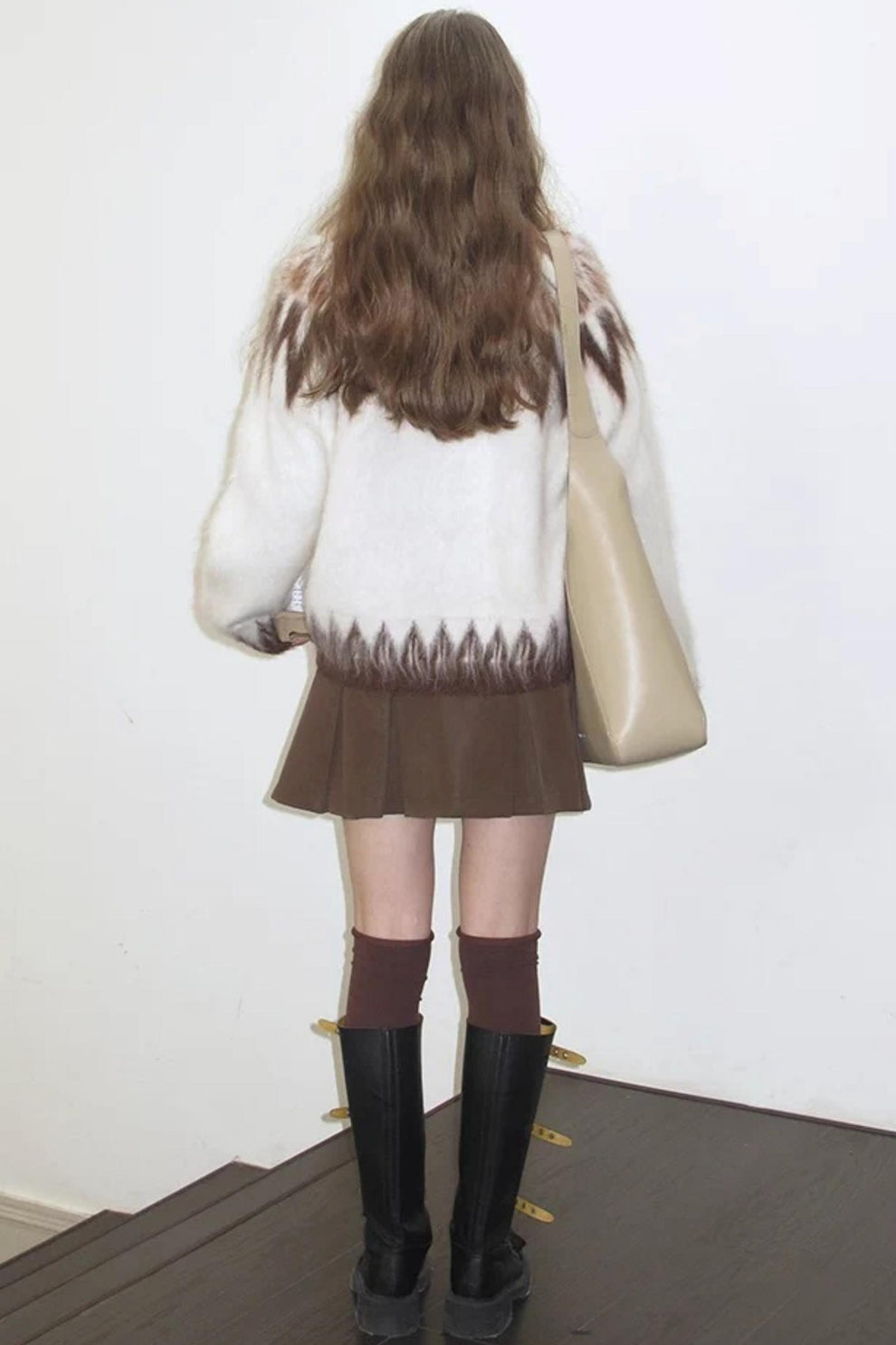 Caramel Camello Fair Isle Sweater – BellaModa