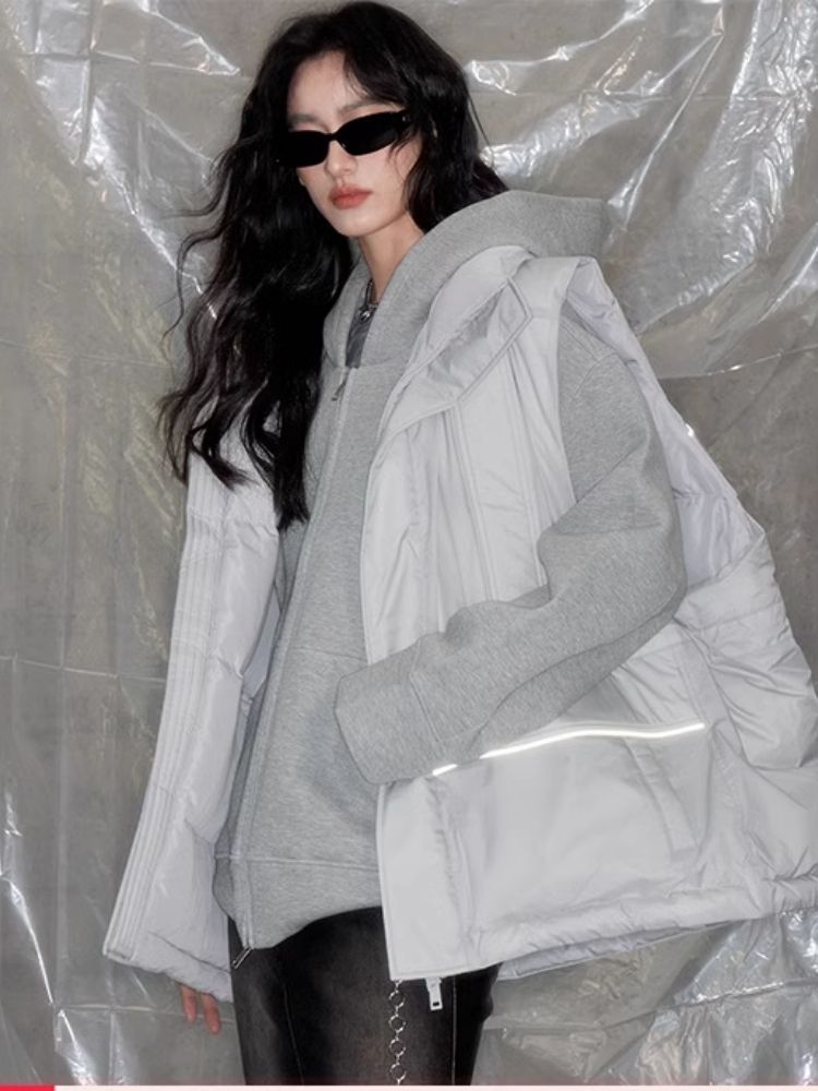 Loose Box Oversized Down Vest – BellaModa