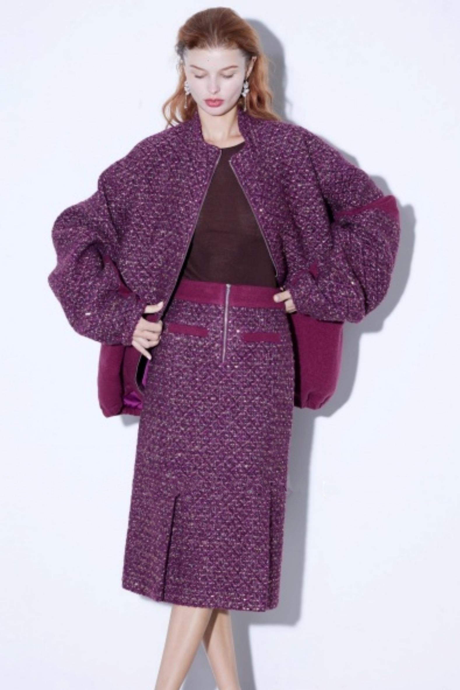 Deconstructed Wool Tweed Jacket Set-Up – BellaModa