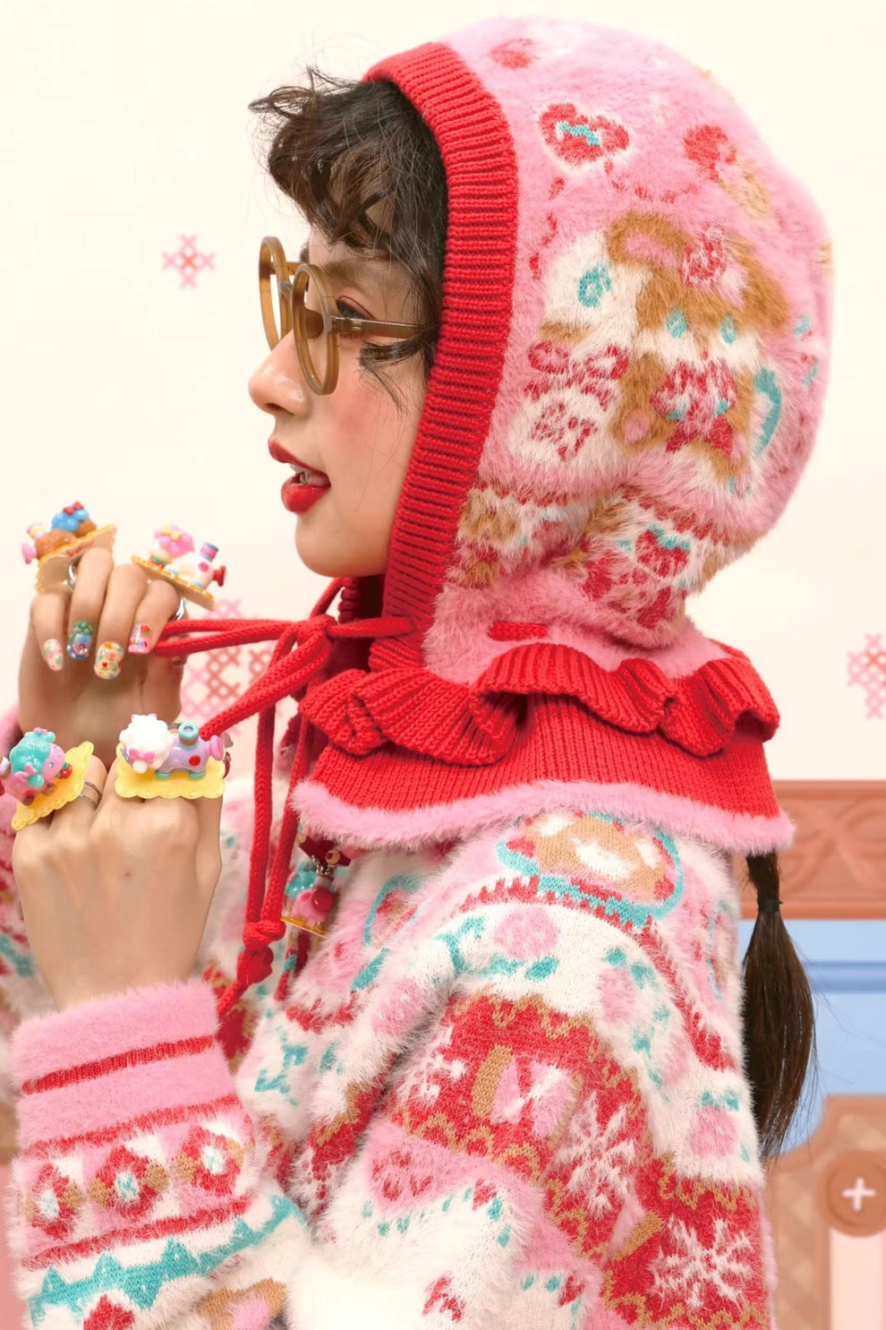 Pink Rabbit Faux Fur Beret – BellaModa