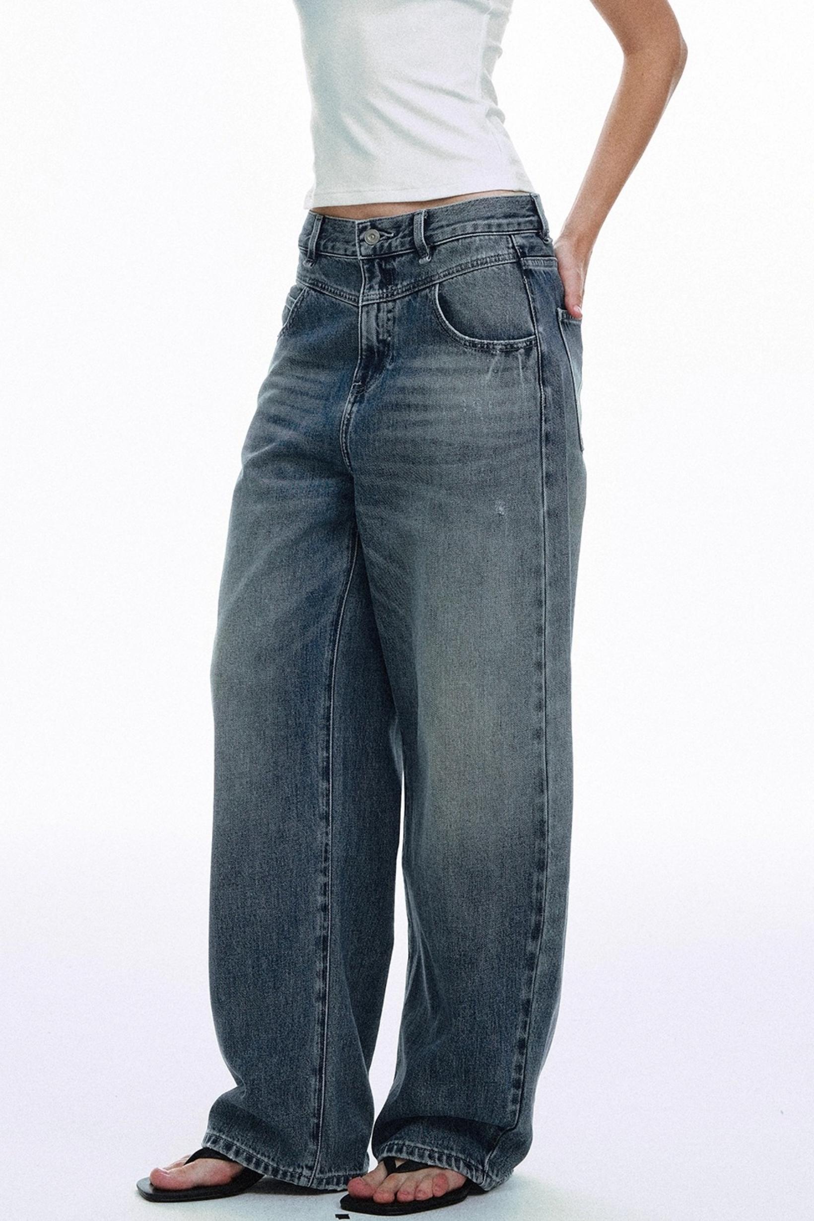 High-Waisted Vintage Scimitar Jeans – BellaModa