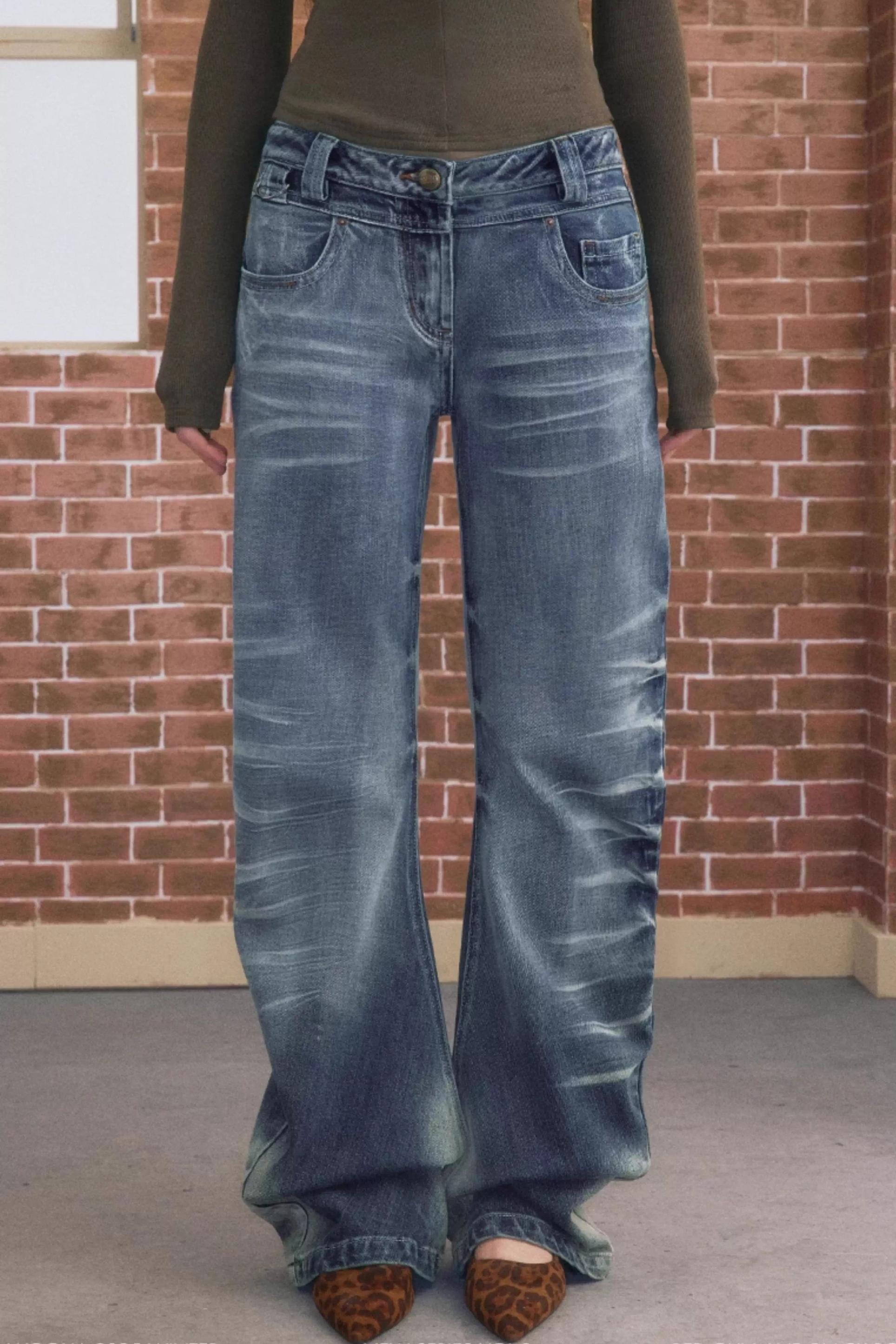 Retro Trend Winter Scimitar Jeans – BellaModa