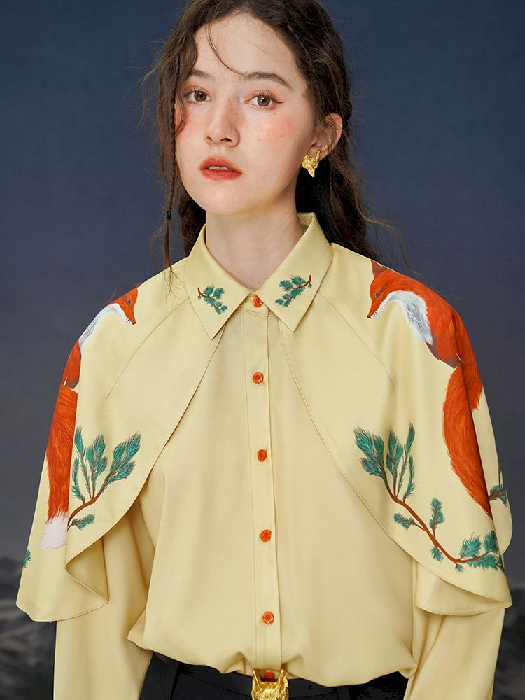 Niche Vintage Loose Detachable Cape Shawl – BellaModa