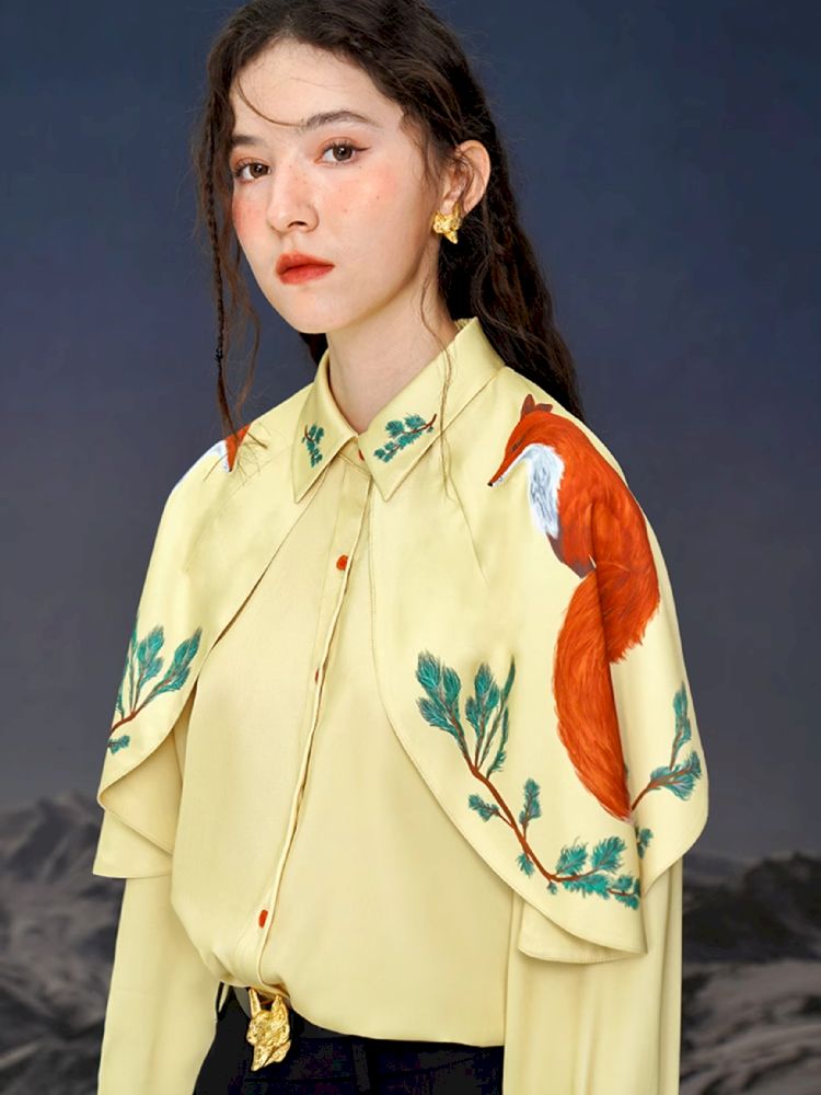 Niche Vintage Loose Detachable Cape Shawl – BellaModa