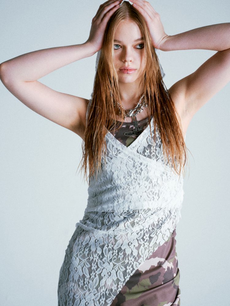 Camouflage Bear Hanging Neck Dress – BellaModa