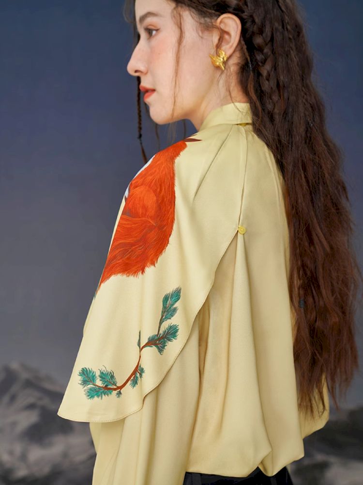 Niche Vintage Loose Detachable Cape Shawl – BellaModa