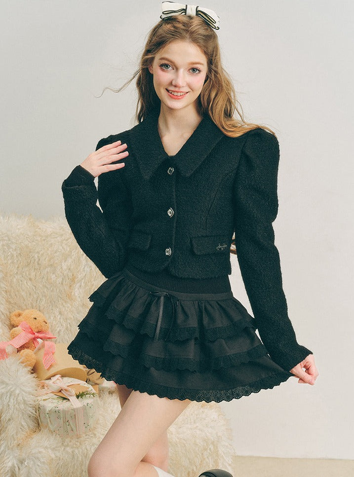 Puff sleeve small Jacket – BellaModa