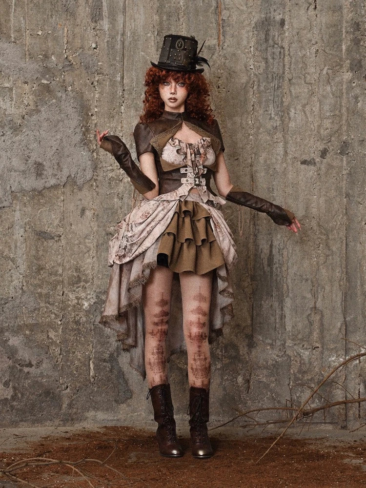 Pleated tail skirt – BellaModa