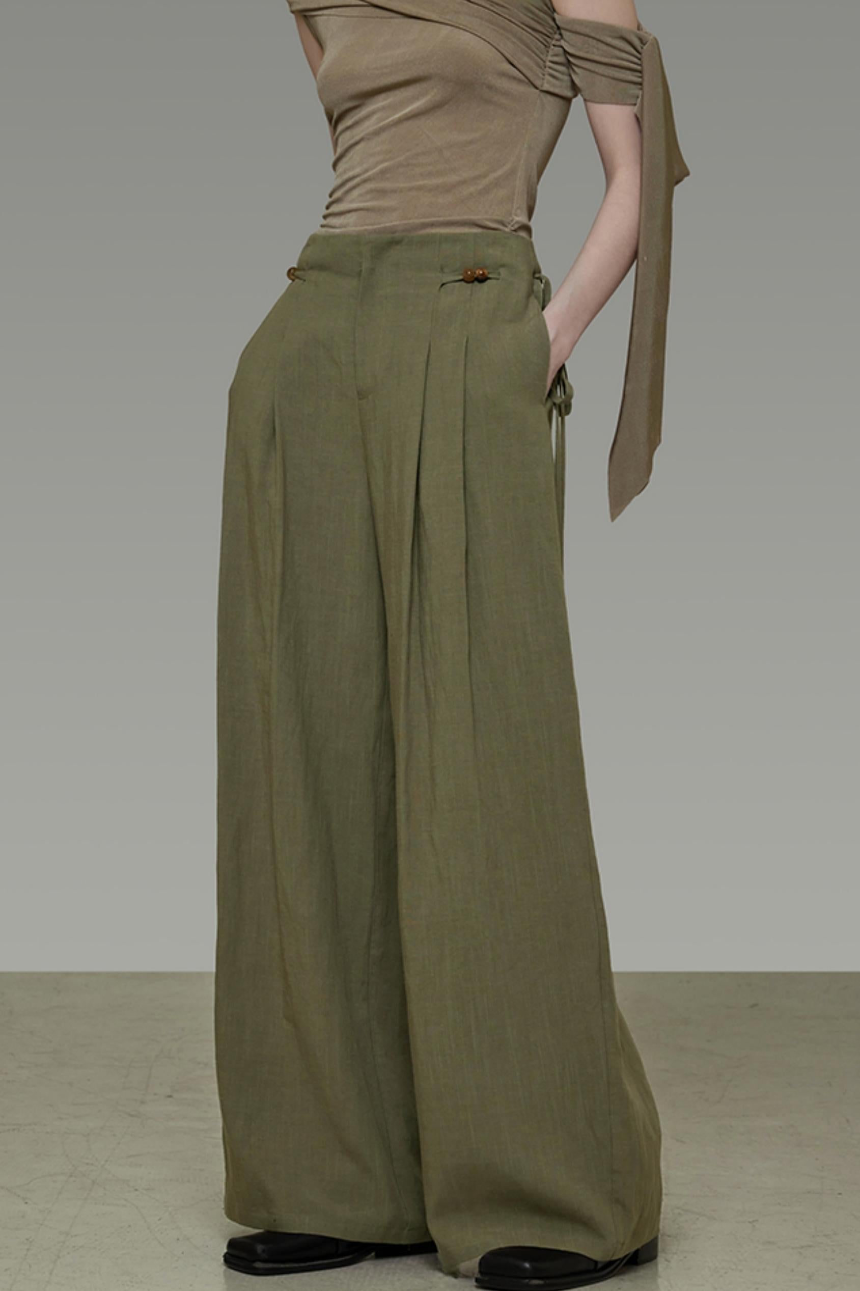 Tuck Line Pants – BellaModa