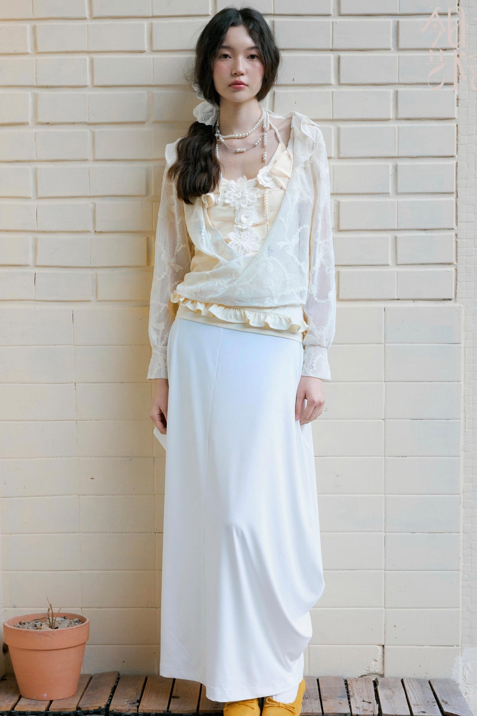 Apricot Lace Cocoon Duo Dress Set-Up – BellaModa