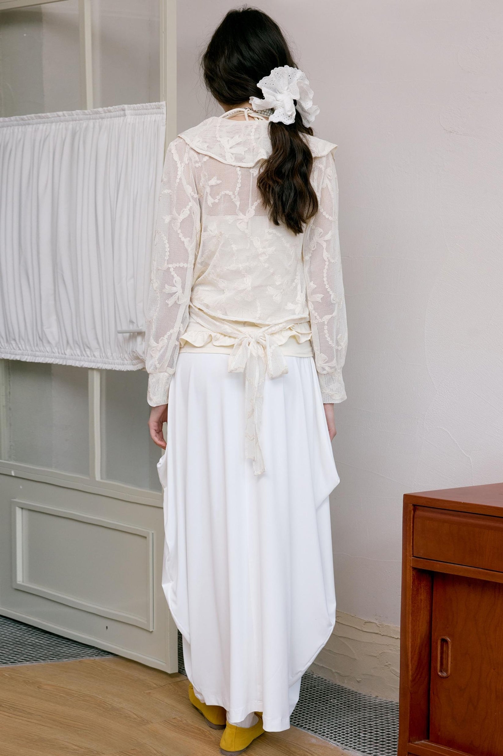 Apricot Lace Cocoon Duo Dress Set-Up – BellaModa