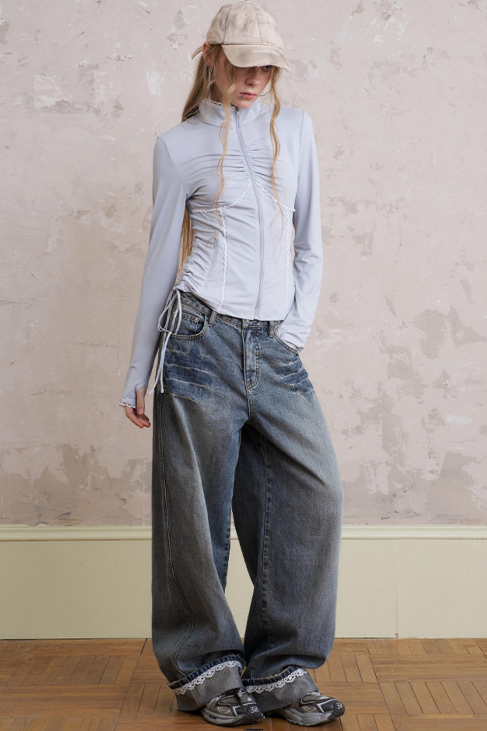 Silk Lace Long Sleeves Top – BellaModa